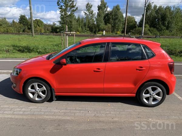 Sarkans Volkswagen Polo 2010 Rīga, ar dzinēja tilpumu 1.20 L un nobraukumu 173 tūkst. km par 5200 €, foto 5 vietnē AUTOMOTO.COM.LV