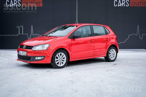 Red Volkswagen Polo 2012 in Riga, with an engine capacity of 1.60 L and mileage of 260 thousand km for 7490 €, photo 1 on AUTOMOTO.COM.LV