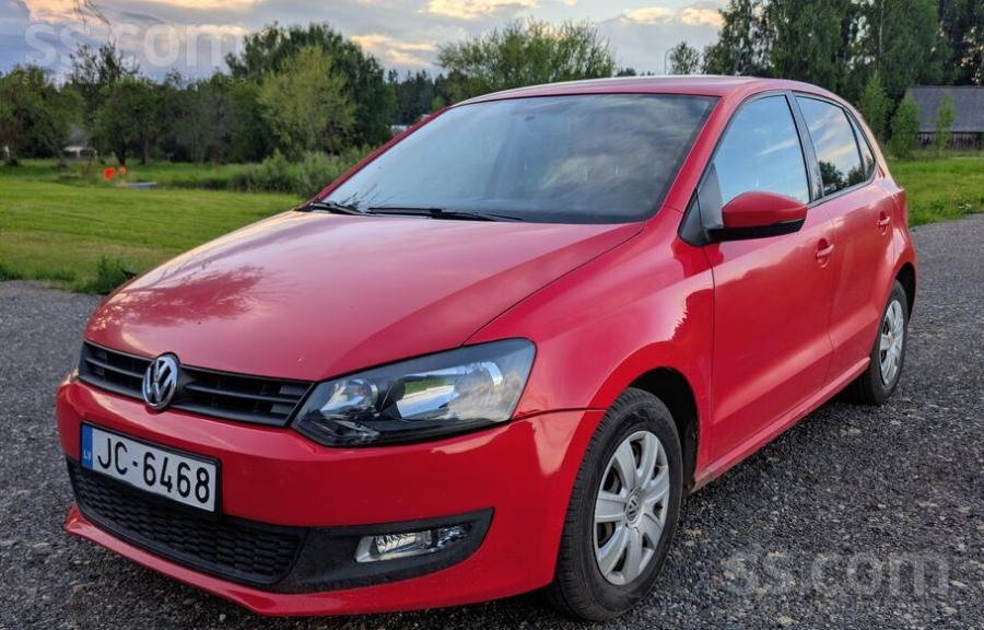 Sarkans Volkswagen Polo 2012 Jēkabpils, ar dzinēja tilpumu 1.20 L un nobraukumu 265 tūkst. km par 2700 €, foto 1 vietnē AUTOMOTO.COM.LV