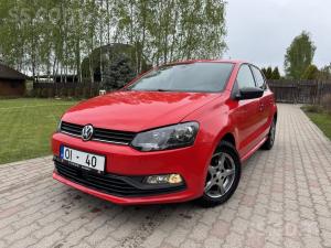 Red Volkswagen Polo 2015 in Ogre, with an engine capacity of 1.40 L and mileage of 225 thousand km for 4950 €, photo 1 on AUTOMOTO.COM.LV