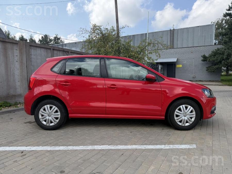 Sarkans Volkswagen Polo 2016 Rīga, ar dzinēja tilpumu 1.40 L un nobraukumu 151 tūkst. km par 4999 €, foto 3 vietnē AUTOMOTO.COM.LV