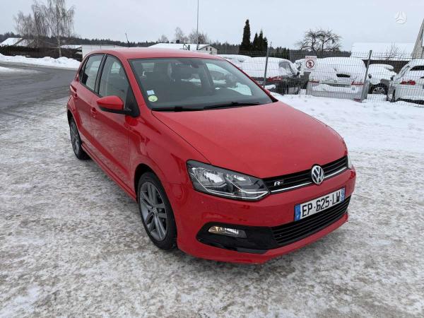 Red Volkswagen Polo 2017 in Taurage, with an engine capacity of 1.40 L and mileage of 171 thousand km for 7300 €, photo 1 on AUTOMOTO.COM.LV