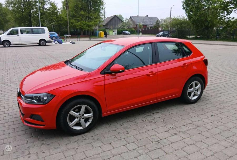 Sarkans Volkswagen Polo 2020 Kretinga, ar dzinēja tilpumu 1.00 L un nobraukumu 154 tūkst. km par 6800 €, foto 7 vietnē AUTOMOTO.COM.LV