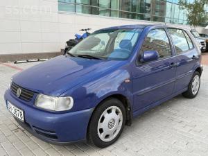 Violet Volkswagen Polo 1997 in Riga, with an engine capacity of 1.40 L and mileage of 0 thousand km for 1200 €, photo 3 on AUTOMOTO.COM.LV