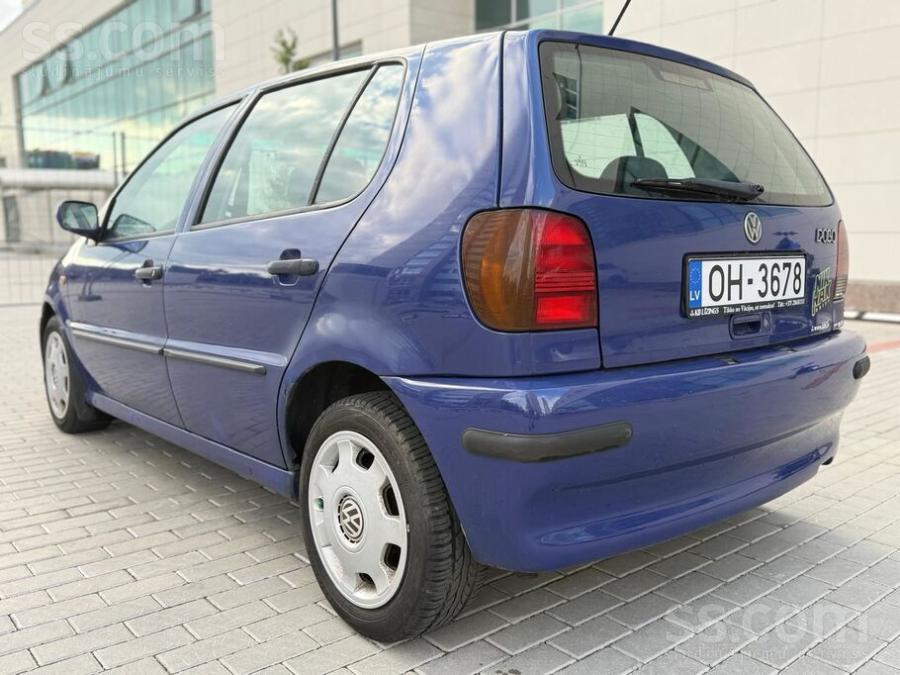 Violet Volkswagen Polo 1997 in Riga, with an engine capacity of 1.40 L and mileage of 0 thousand km for 1200 €, photo 5 on AUTOMOTO.COM.LV