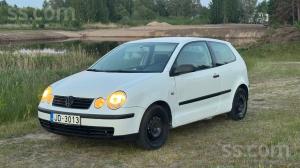 White Volkswagen Polo 2004 in Riga, with an engine capacity of 1.90 L and mileage of 310 thousand km for 650 €, photo 5 on AUTOMOTO.COM.LV