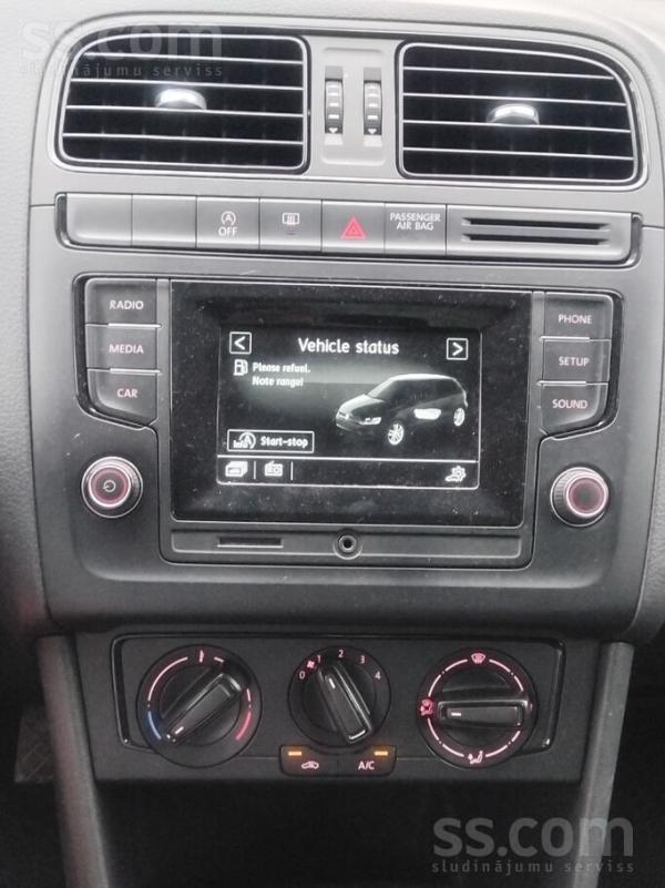White Volkswagen Polo 2014 in Tukums, with an engine capacity of 1.40 L and mileage of 182 thousand km for 4799 €, photo 7 on AUTOMOTO.COM.LV