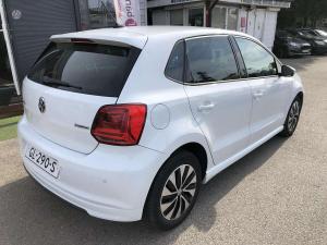White Volkswagen Polo 2015 in Klaipeda, with an engine capacity of 1.40 L and mileage of 177 thousand km for 4950 €, photo 5 on AUTOMOTO.COM.LV