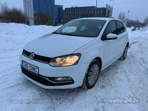 White Volkswagen Polo 2016 in Tallinn, with an engine capacity of 1.40 L and mileage of 135 thousand km for 6990 €, photo  on AUTOMOTO.COM.LV