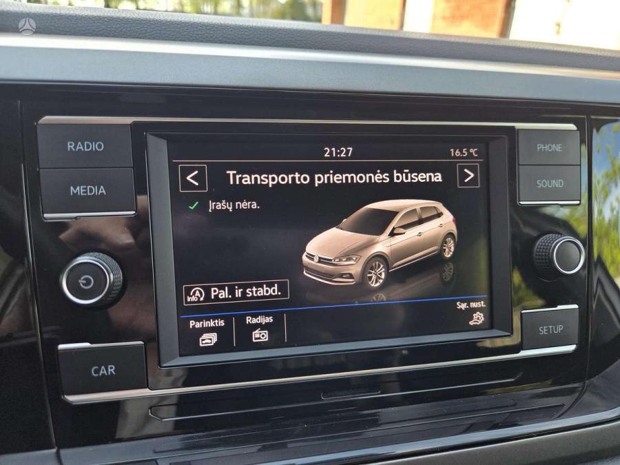 Balts Volkswagen Polo 2018 Klaipėda, ar dzinēja tilpumu 1.00 L un nobraukumu 280 tūkst. km par 5580 €, foto 9 vietnē AUTOMOTO.COM.LV