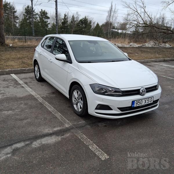 White Volkswagen Polo 2019 in Tallinn, with an engine capacity of 1.60 L and mileage of 110 thousand km for 8500 €, photo 3 on AUTOMOTO.COM.LV