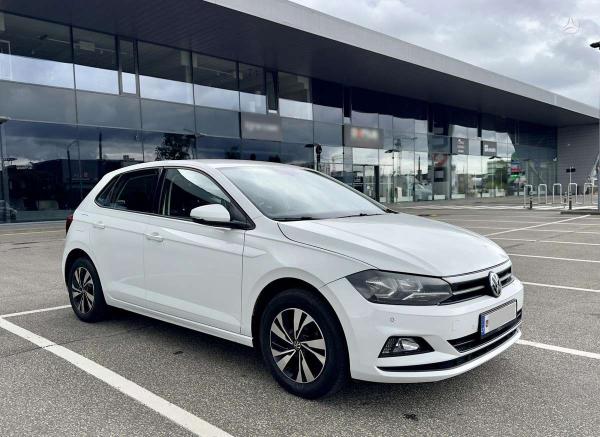 White Volkswagen Polo 2020 in Vilnius, with an engine capacity of 1.00 L and mileage of 63 thousand km for 11000 €, photo 2 on AUTOMOTO.COM.LV