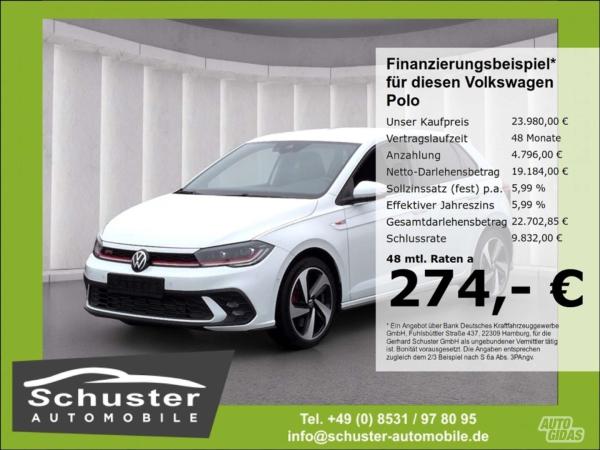 Balts Volkswagen Polo 2024 Kauņa, ar dzinēja tilpumu 2.00 L un nobraukumu 12 tūkst. km par 26499 €, foto 1 vietnē AUTOMOTO.COM.LV