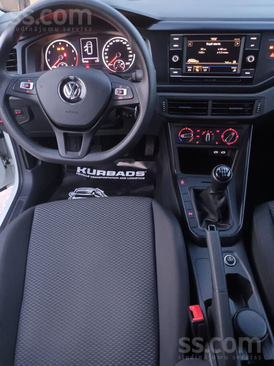 Balts Volkswagen Polo 2020 Rīga, ar dzinēja tilpumu 1.00 L un nobraukumu 147 tūkst. km par 8700 €, foto 5 vietnē AUTOMOTO.COM.LV
