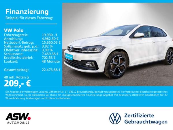 Balts Volkswagen Polo 2020 Kauņa, ar dzinēja tilpumu 1.00 L un nobraukumu 43 tūkst. km par 22328 €, foto 1 vietnē AUTOMOTO.COM.LV