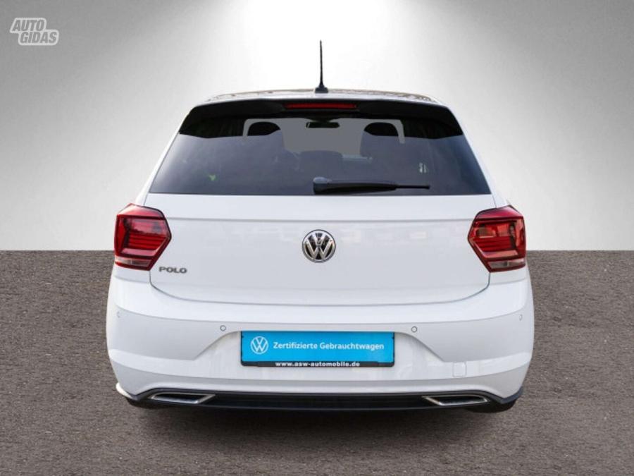 White Volkswagen Polo 2020 in Kaunas, with an engine capacity of 1.00 L and mileage of 43 thousand km for 22328 €, photo 5 on AUTOMOTO.COM.LV