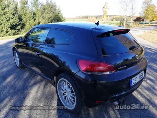 Black Volkswagen Scirocco 2008 in Tallinn, with an engine capacity of 2.00 L and mileage of 323 thousand km for 4500 €, photo 4 on AUTOMOTO.COM.LV