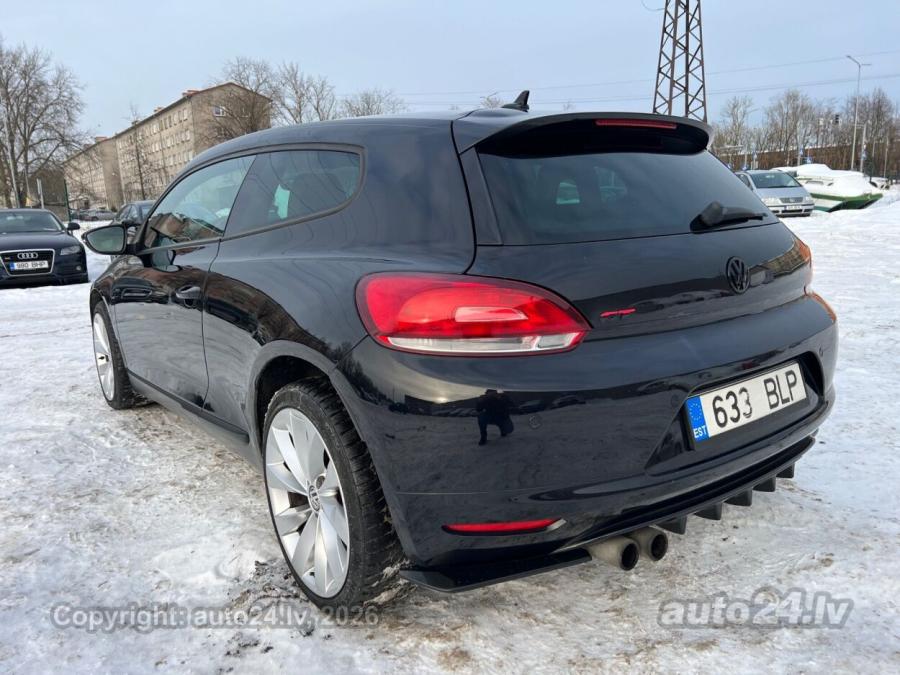Melns Volkswagen Scirocco 2009 Narva, ar dzinēja tilpumu 2.00 L un nobraukumu 225 tūkst. km par 4999 €, foto 24 vietnē AUTOMOTO.COM.LV