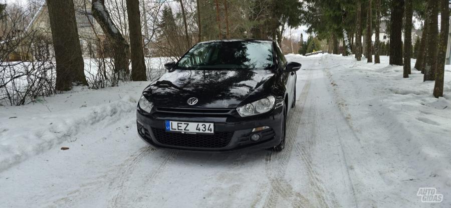 Black Volkswagen Scirocco 2009 in Vilnius, with an engine capacity of 1.40 L and mileage of 210 thousand km for 3200 €, photo 1 on AUTOMOTO.COM.LV
