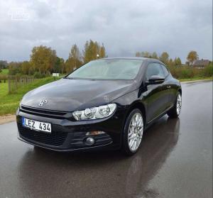 Black Volkswagen Scirocco 2009 in Vilnius, with an engine capacity of 1.40 L and mileage of 210 thousand km for 3200 €, photo 5 on AUTOMOTO.COM.LV