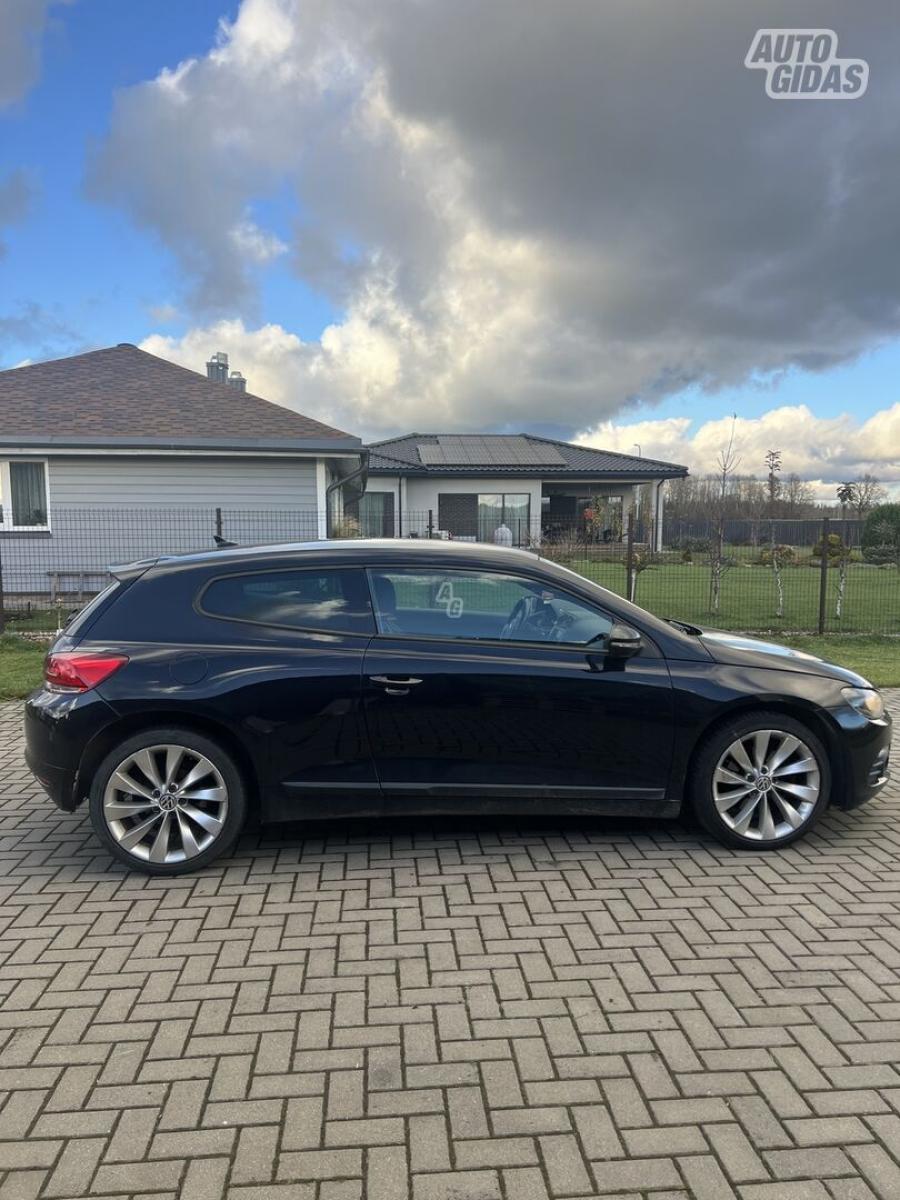 Black Volkswagen Scirocco 2009 in Kaunas, with an engine capacity of 1.40 L and mileage of 206 thousand km for 5100 €, photo 8 on AUTOMOTO.COM.LV