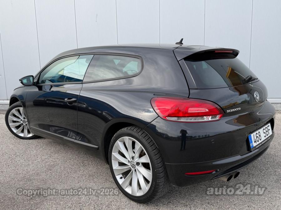Black Volkswagen Scirocco 2009 in Tartu, with an engine capacity of 1.40 L and mileage of 273 thousand km for 5999 €, photo 7 on AUTOMOTO.COM.LV
