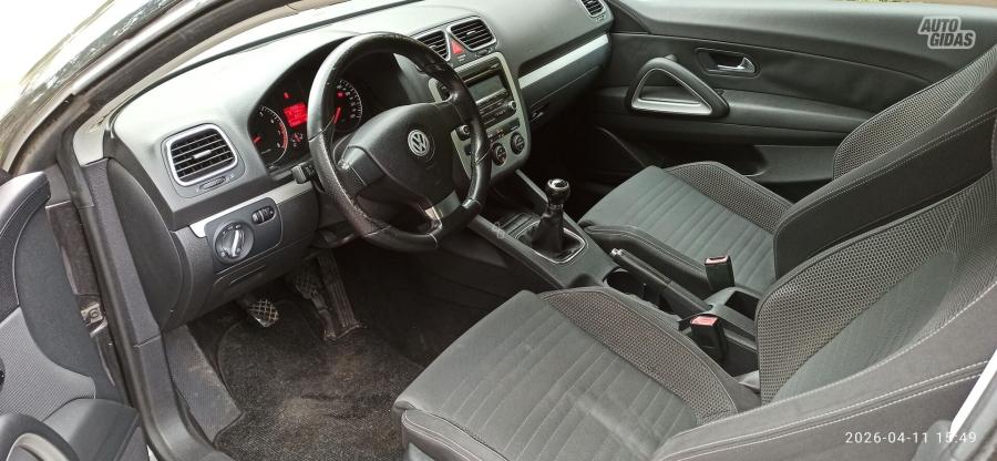 Black Volkswagen Scirocco 2009 in Sirvintos, with an engine capacity of 1.40 L and mileage of 170 thousand km for 4500 €, photo 8 on AUTOMOTO.COM.LV