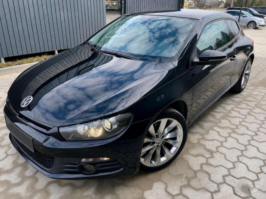 Black Volkswagen Scirocco 2009 in Vilnius, with an engine capacity of 1.39 L and mileage of 228 thousand km for 4400 €, photo 1 on AUTOMOTO.COM.LV