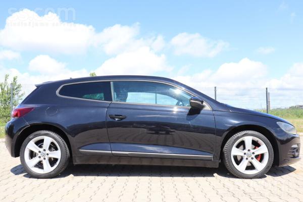 Black Volkswagen Scirocco 2009 in Riga, with an engine capacity of 2.00 L and mileage of 0 thousand km for 6450 €, photo 6 on AUTOMOTO.COM.LV