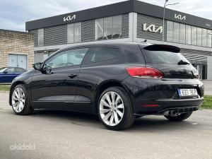 Black Volkswagen Scirocco 2009 in Narva, with an engine capacity of 2.00 L and mileage of 221 thousand km for 4999 €, photo 7 on AUTOMOTO.COM.LV