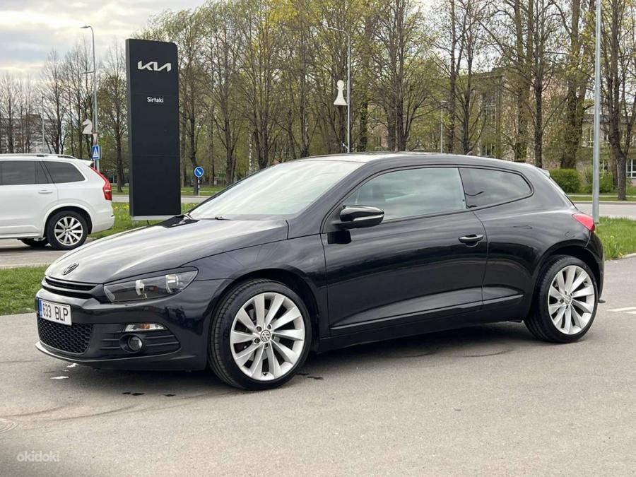 Black Volkswagen Scirocco 2009 in Narva, with an engine capacity of 2.00 L and mileage of 221 thousand km for 4999 €, photo 13 on AUTOMOTO.COM.LV