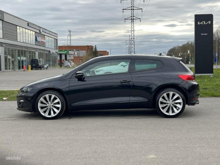 Black Volkswagen Scirocco 2009 in Narva, with an engine capacity of 2.00 L and mileage of 221 thousand km for 4999 €, photo 16 on AUTOMOTO.COM.LV