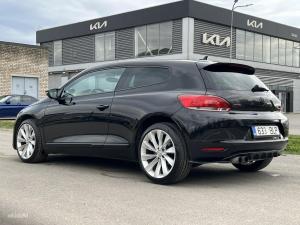 Black Volkswagen Scirocco 2009 in Narva, with an engine capacity of 2.00 L and mileage of 221 thousand km for 4999 €, photo 18 on AUTOMOTO.COM.LV