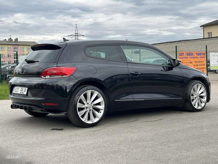 Black Volkswagen Scirocco 2009 in Narva, with an engine capacity of 2.00 L and mileage of 221 thousand km for 4999 €, photo 19 on AUTOMOTO.COM.LV