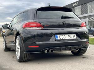 Black Volkswagen Scirocco 2009 in Narva, with an engine capacity of 2.00 L and mileage of 221 thousand km for 4999 €, photo 20 on AUTOMOTO.COM.LV