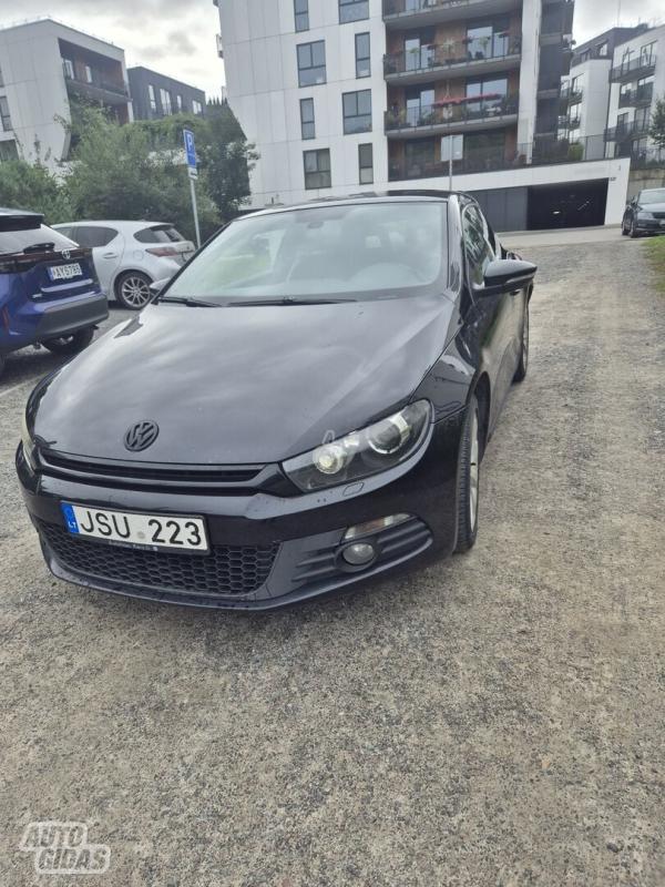 Black Volkswagen Scirocco 2009 in Vilnius, with an engine capacity of 2.00 L and mileage of 415 thousand km for 3900 €, photo 1 on AUTOMOTO.COM.LV