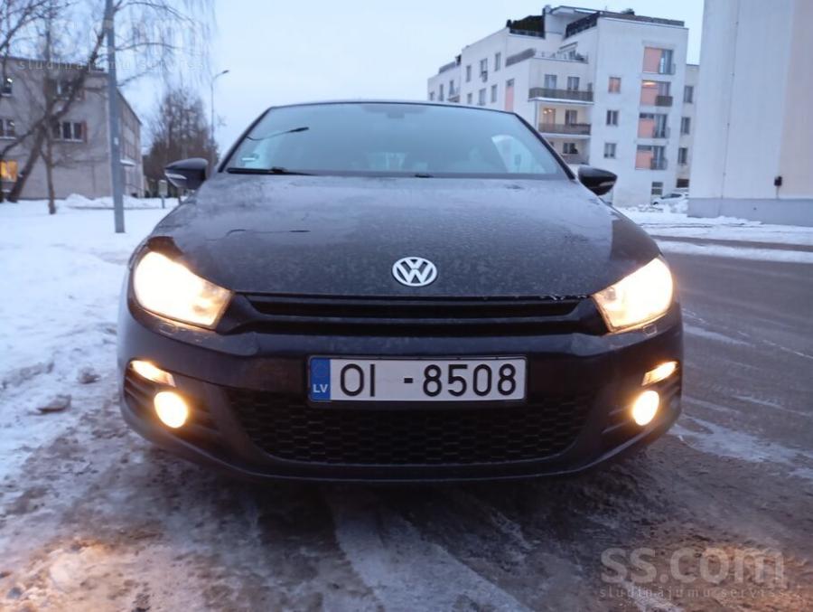 Black Volkswagen Scirocco 2010 in Riga, with an engine capacity of 2.00 L and mileage of 332 thousand km for 5200 €, photo 3 on AUTOMOTO.COM.LV