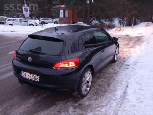 Black Volkswagen Scirocco 2010 in Riga, with an engine capacity of 2.00 L and mileage of 332 thousand km for 5200 €, photo 5 on AUTOMOTO.COM.LV