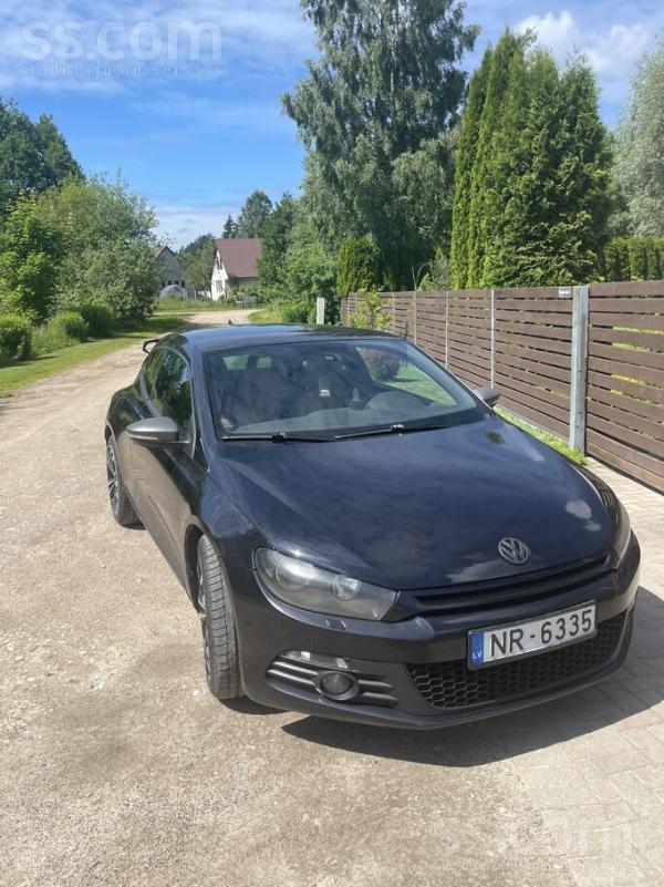 Black Volkswagen Scirocco 2010 in Riga, with an engine capacity of 2.00 L and mileage of 295 thousand km for 5500 €, photo 3 on AUTOMOTO.COM.LV