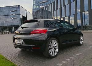 Black Volkswagen Scirocco 2010 in Kaunas, with an engine capacity of 1.39 L and mileage of 158 thousand km for 6550 €, photo 8 on AUTOMOTO.COM.LV