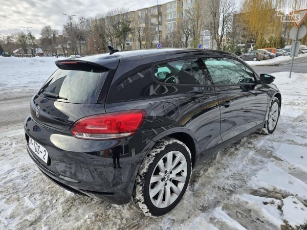 Black Volkswagen Scirocco 2012 in Kaunas, with an engine capacity of 1.40 L and mileage of 211 thousand km for 5700 €, photo 8 on AUTOMOTO.COM.LV