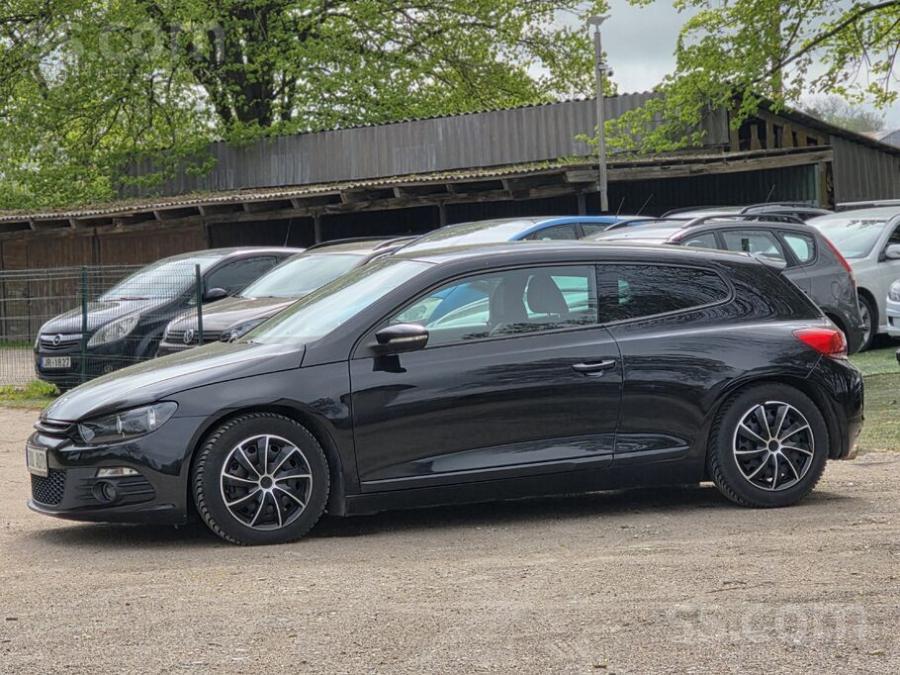 Black Volkswagen Scirocco 2008 in Liepaja, with an engine capacity of 1.40 L and mileage of 290 thousand km for 5490 €, photo 4 on AUTOMOTO.COM.LV