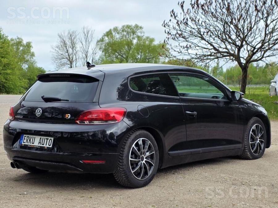 Black Volkswagen Scirocco 2008 in Liepaja, with an engine capacity of 1.40 L and mileage of 290 thousand km for 5490 €, photo 6 on AUTOMOTO.COM.LV