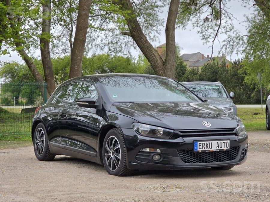 Black Volkswagen Scirocco 2008 in Liepaja, with an engine capacity of 1.40 L and mileage of 290 thousand km for 5490 €, photo 8 on AUTOMOTO.COM.LV