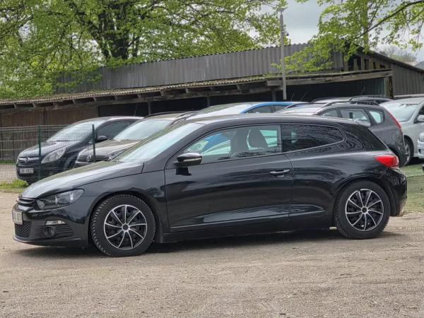 Black Volkswagen Scirocco 2008 in Grobiņa, with an engine capacity of 1.40 L and mileage of 290 thousand km for 5490 €, photo 4 on AUTOMOTO.COM.LV