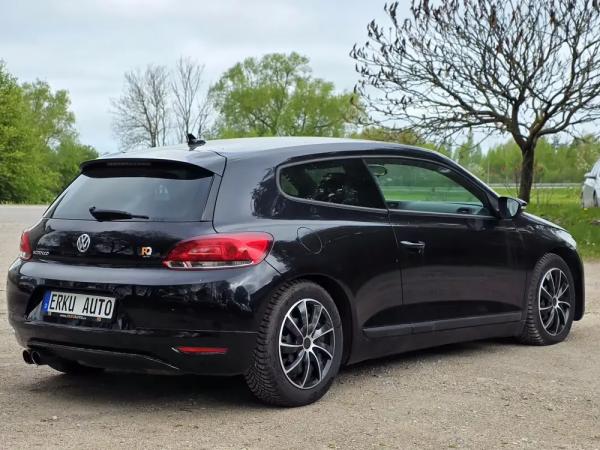 Black Volkswagen Scirocco 2008 in Grobiņa, with an engine capacity of 1.40 L and mileage of 290 thousand km for 5490 €, photo 6 on AUTOMOTO.COM.LV