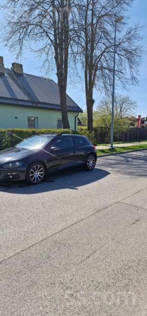Black Volkswagen Scirocco 2009 in Liepaja, with an engine capacity of 2.00 L and mileage of 290 thousand km for 3950 €, photo 2 on AUTOMOTO.COM.LV