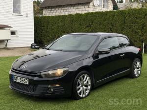 Black Volkswagen Scirocco 2009 in Riga, with an engine capacity of 2.00 L and mileage of 300 thousand km for 5200 €, photo 3 on AUTOMOTO.COM.LV
