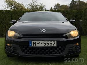 Black Volkswagen Scirocco 2009 in Riga, with an engine capacity of 2.00 L and mileage of 300 thousand km for 5200 €, photo 4 on AUTOMOTO.COM.LV