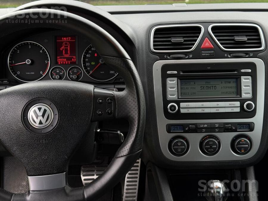 Black Volkswagen Scirocco 2009 in Riga, with an engine capacity of 2.00 L and mileage of 300 thousand km for 5200 €, photo 8 on AUTOMOTO.COM.LV